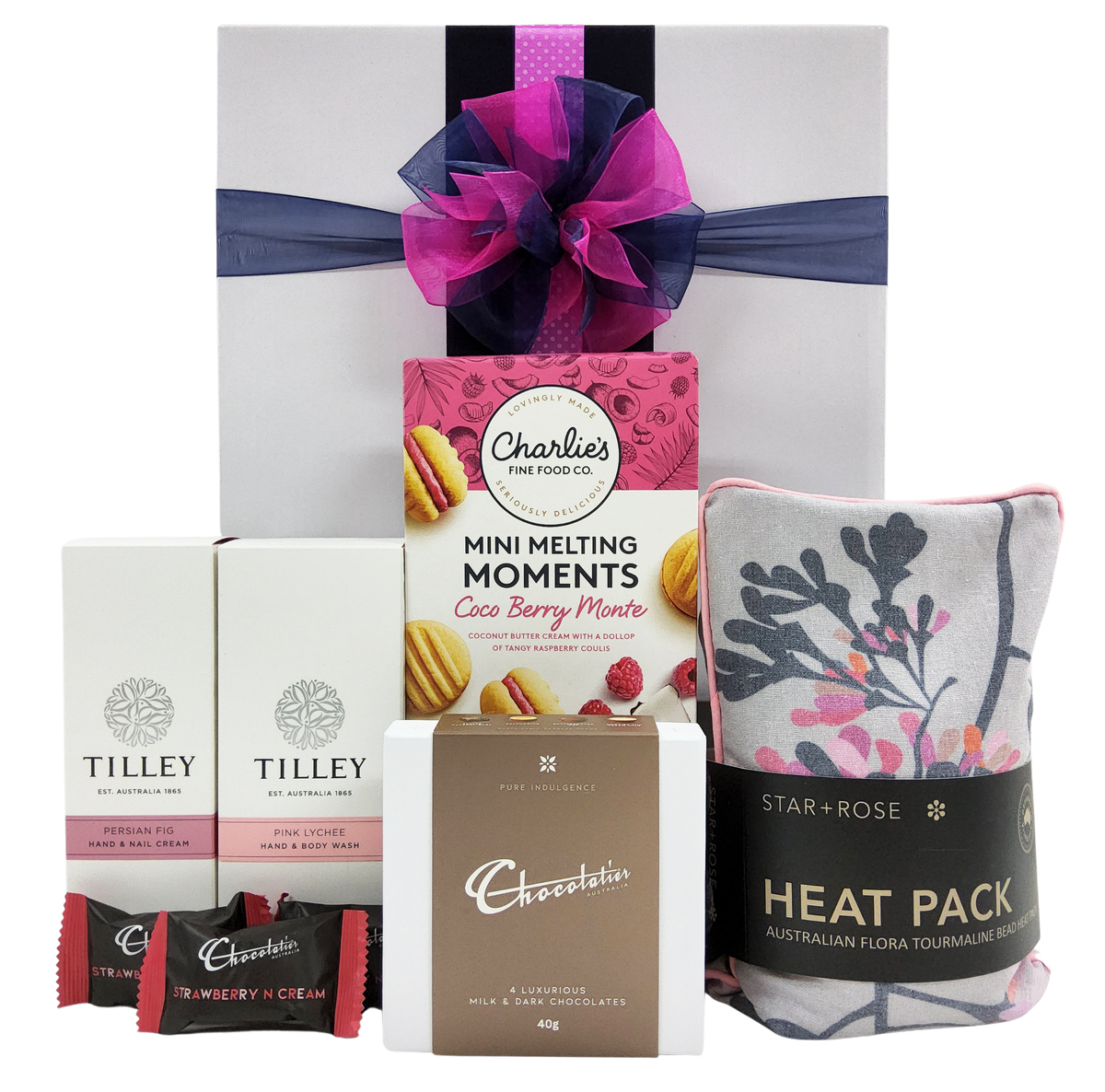 Positive Vibes Hamper - Candles, Body Lotions and Choccies Hamper
